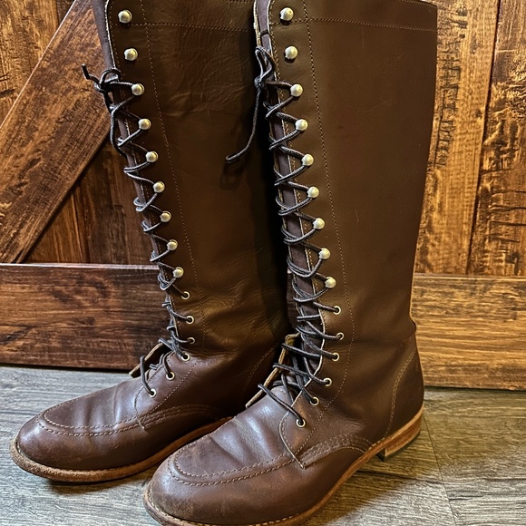 Redwing Shoes | Shoes | Redwing Gloria Laceup Tall Boots | Poshmark